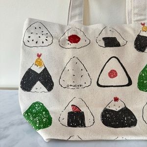Pea Pod | Bags | New Cute Japanese Onigiri Sushi Tote Bag 0 Cotton ...